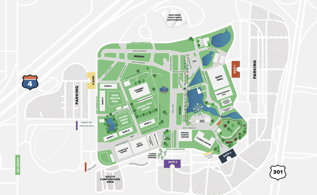 Directions to Florida State Fairgrounds